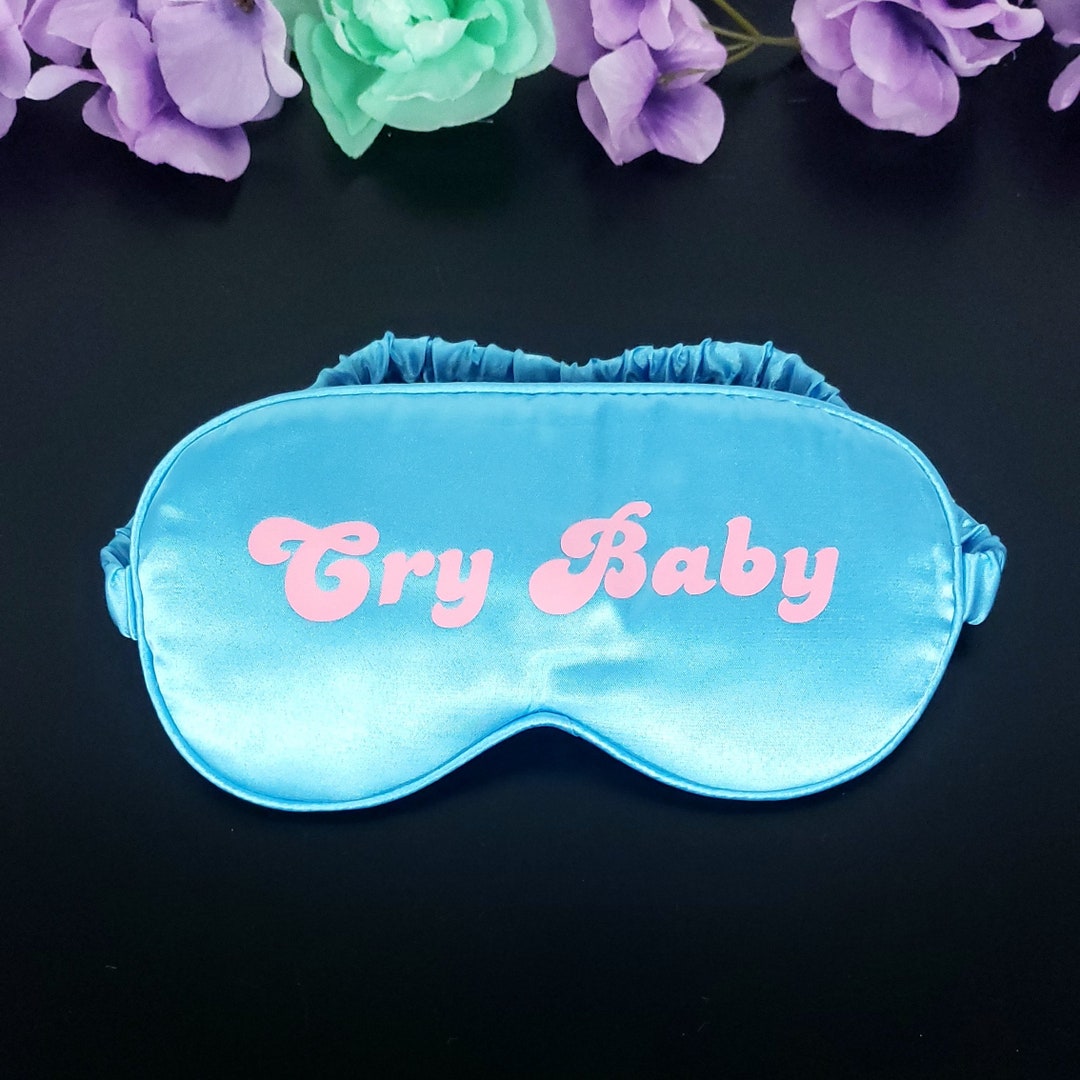 Cry Baby Adult Blindfold - Custom Adult Eye Mask - ABDL Sleep Mask ...