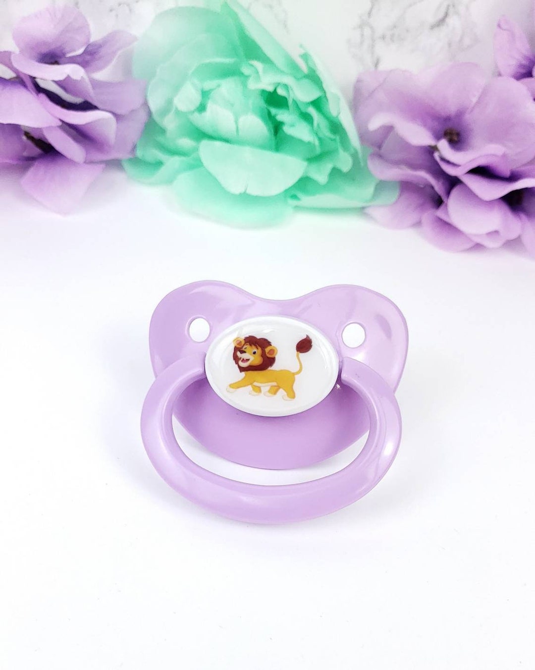 Lion Adult Pacifier ABDL Adult Baby Pacifier in Various Colors for ...
