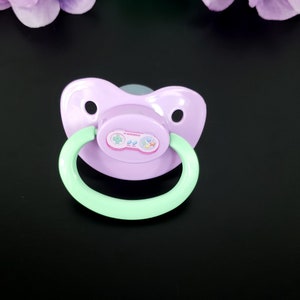 Adult Pacifier - Pixel Gamer ABDL Adult Baby Pacifier in Various Colors ...