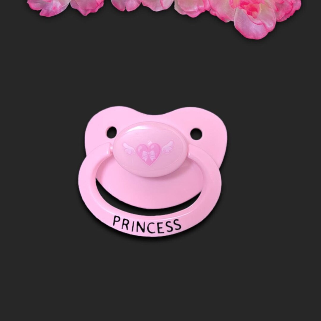 Adult Pacifier - Flying Heart ABDL Adult Baby Pacifier in Various ...