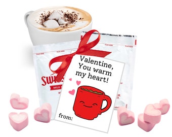 You Warm My Heart Valentine Printable - Etsy