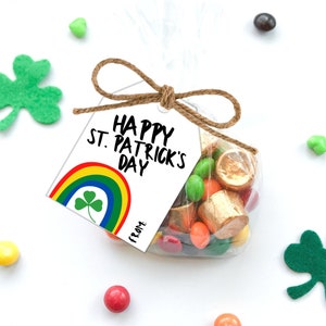Happy St. Patrick's Day Tag - St. Patrick's Day Treat Bag Tag ...