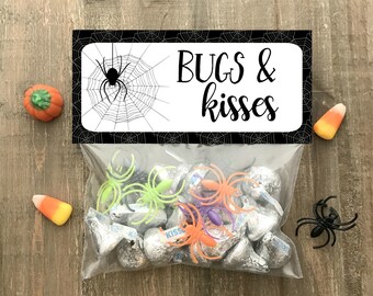 Happy Halloween Bag Topper - Candy Treat Bag Top - Printable Candy Bag ...