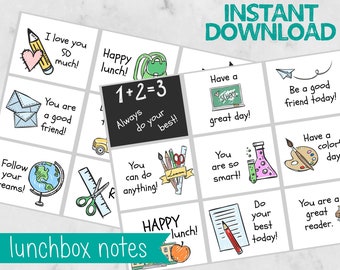 Lunch Box Cards - Etsy