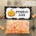 Pumpkin Teeth Halloween Bag Topper - Candy Corn Treat Bag Top ...