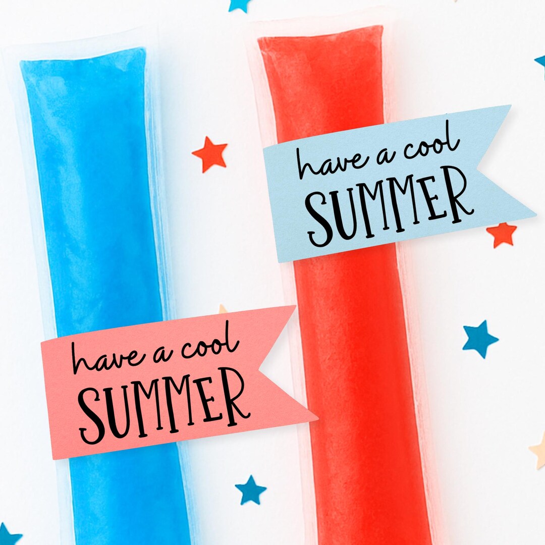 Printable Popsicle Gift Tag From Teacher - Digital Download Gift Tag ...