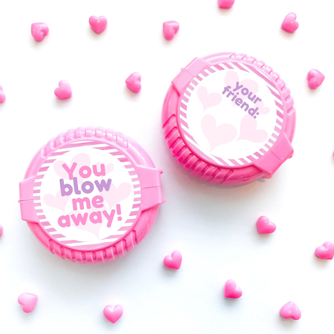 Bubble Gum Printable - Bubble Gum Valentine - Bubble Gum Birthday Party ...