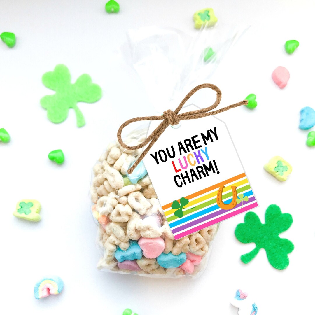 You Are My Lucky Charm Tag - St. Patrick's Day Treat Bag Tag - St ...