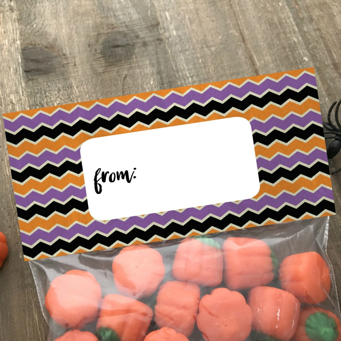 Happy Halloween Bag Topper Candy Treat Bag Top Printable | Etsy