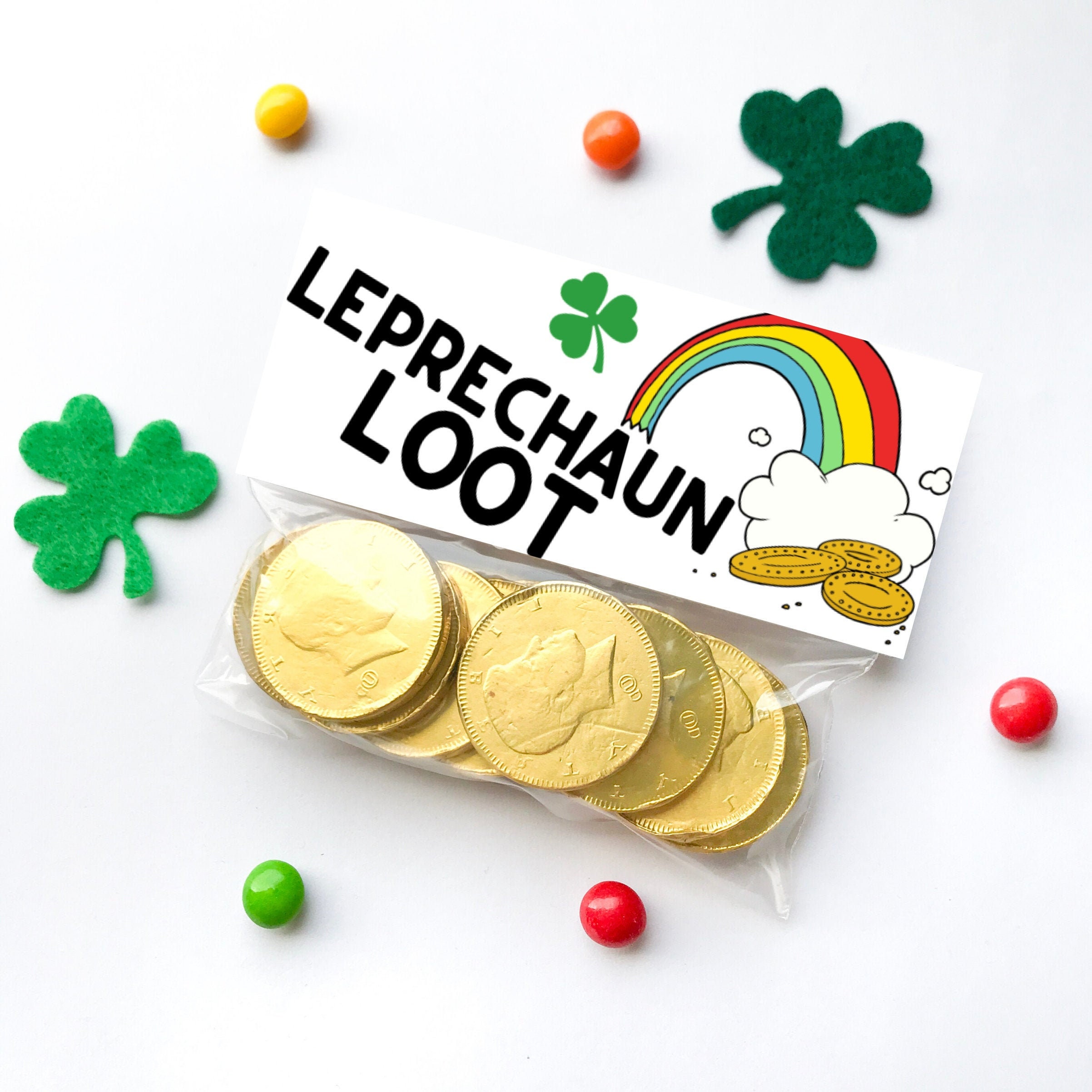 Leprechaun Loot Bag Topper Leprechaun Trap Gold Bag Topper - Etsy