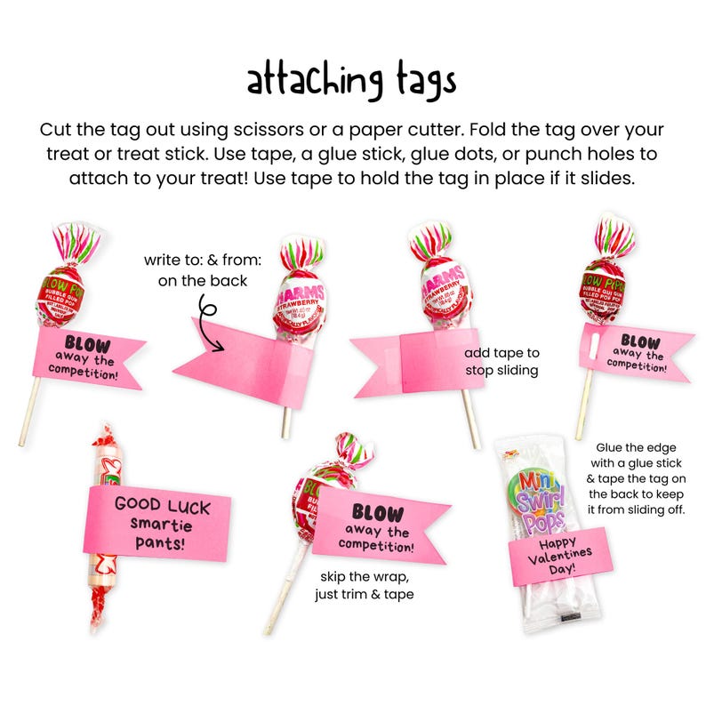 Printable Sucker Tag - Digital Download Gift Tag - Party Favor - Lets ...