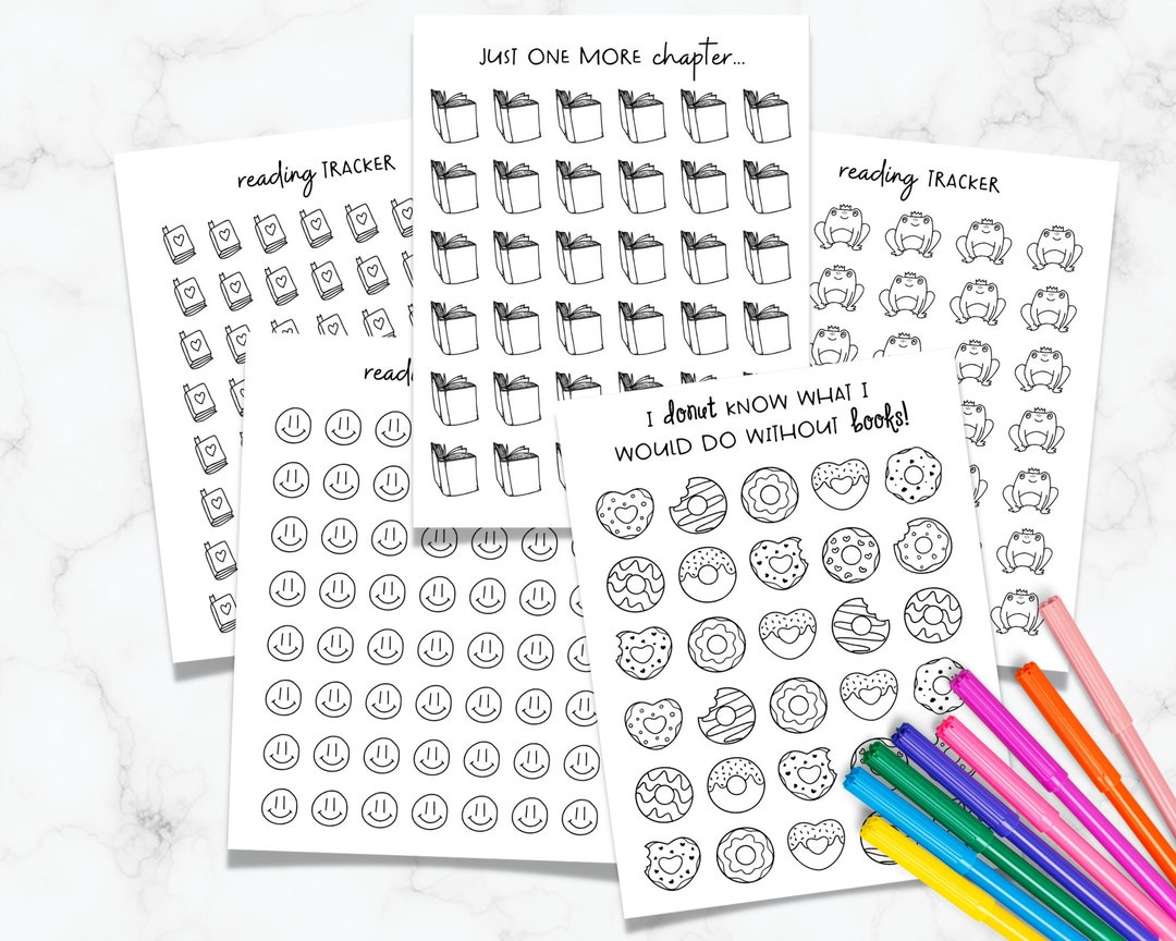 Printable Kids Summer Reading Tracker Bundle Book Log - Kids Reading ...