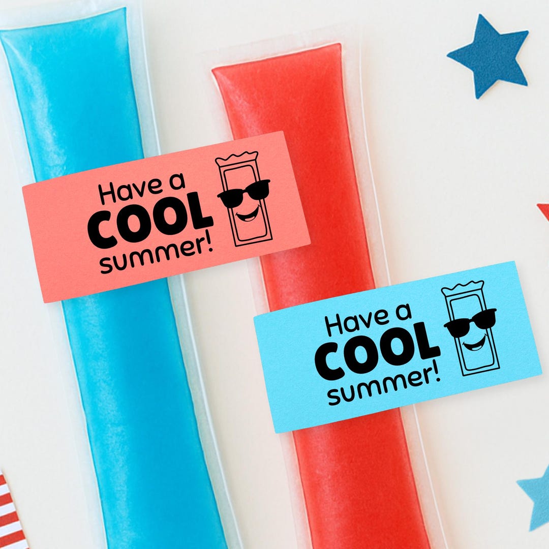Printable Popsicle Tag - Digital Download Gift Tag - Summer Teacher ...