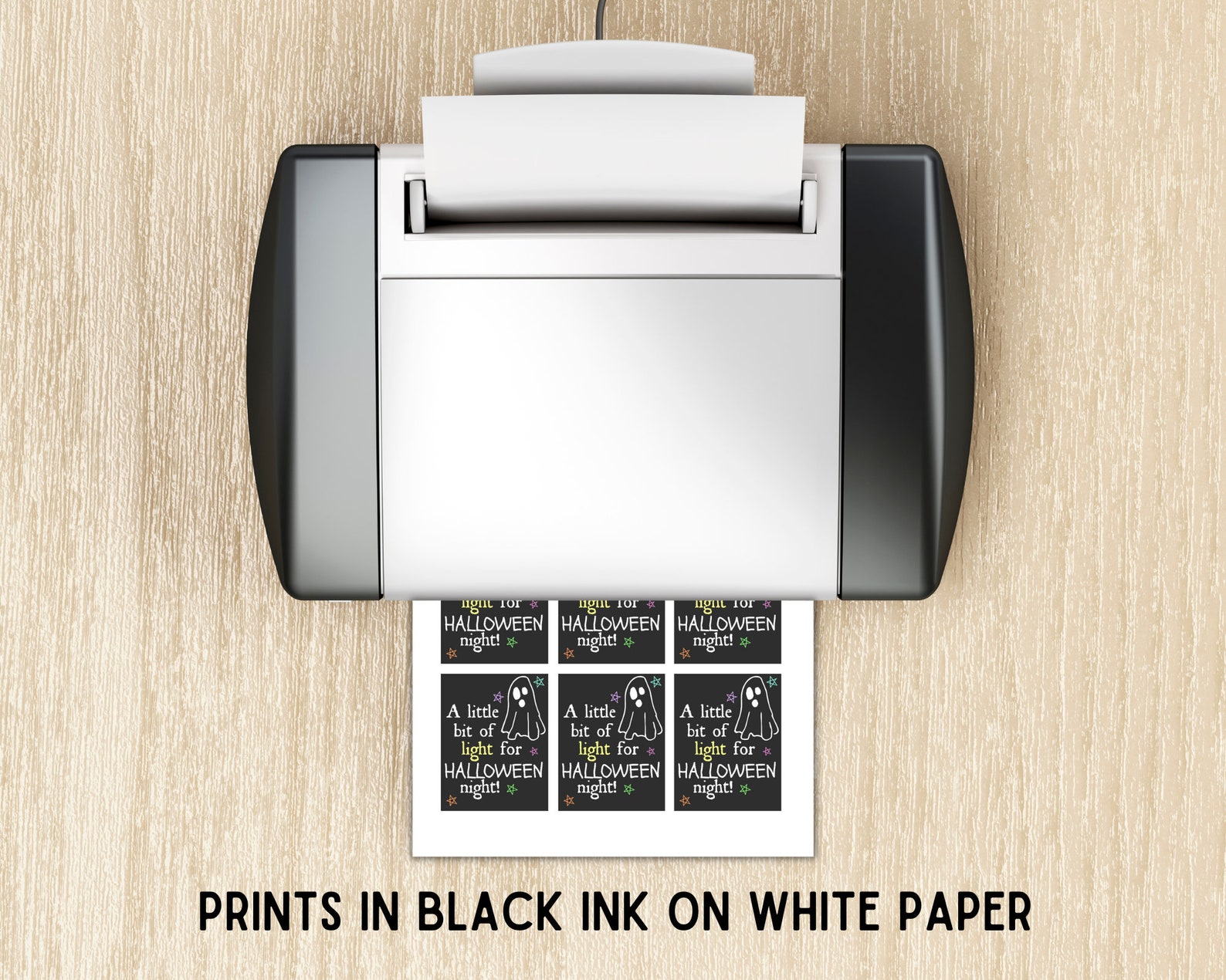 Halloween Glow Stick Tag Glowstick Card Printable - Etsy