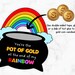 Printable You're the Pot of Gold at the End of My Rainbow - Gold Coin ...