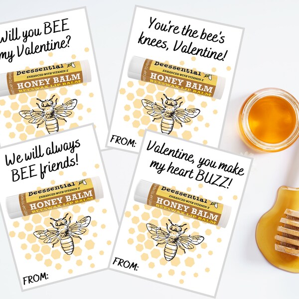Printable Chap Stick Valentines - Etsy