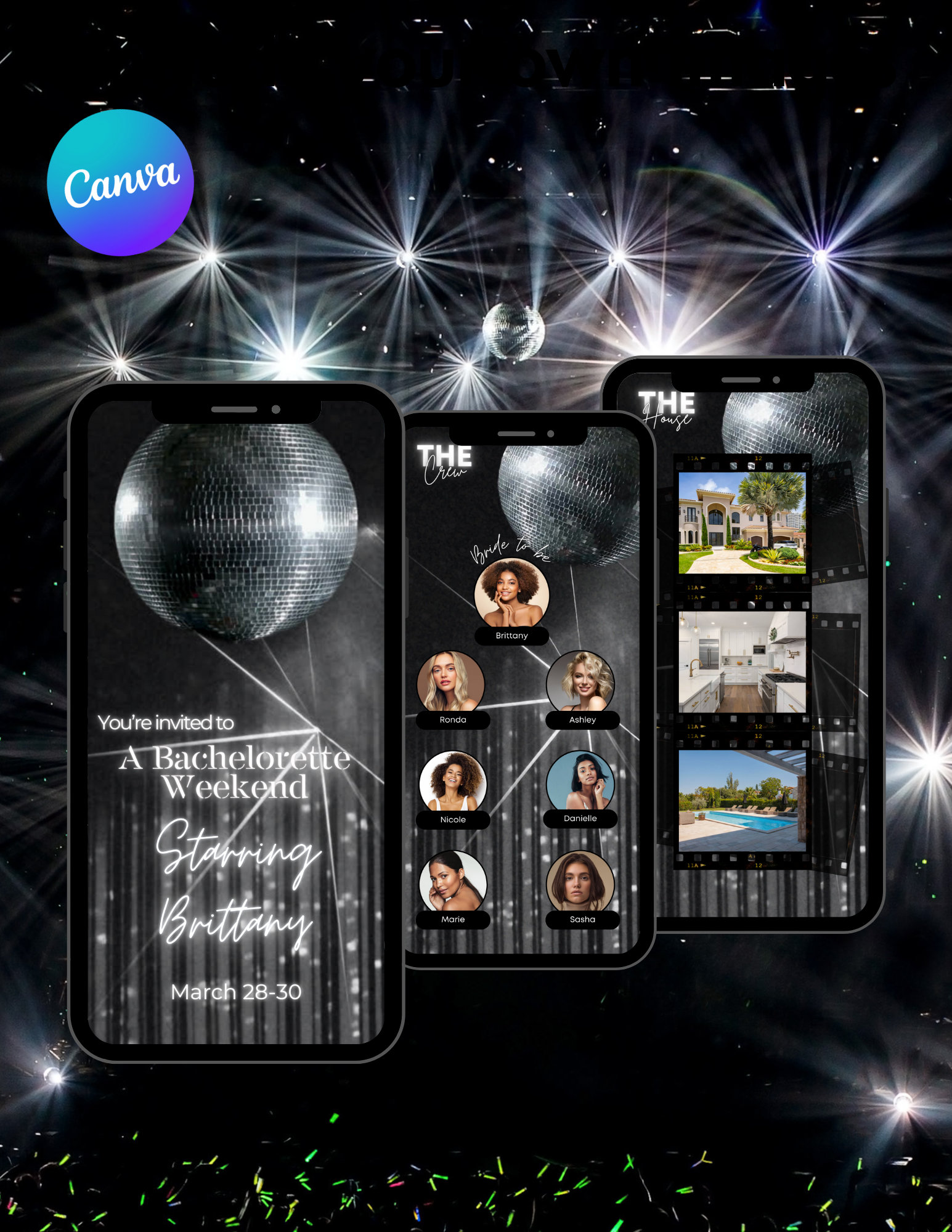 Animated Renaissance Itinerary, Renaissance Bachelorette Itinerary ...