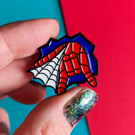 Spidey Web Shoot Soft Enamel Pin - Etsy
