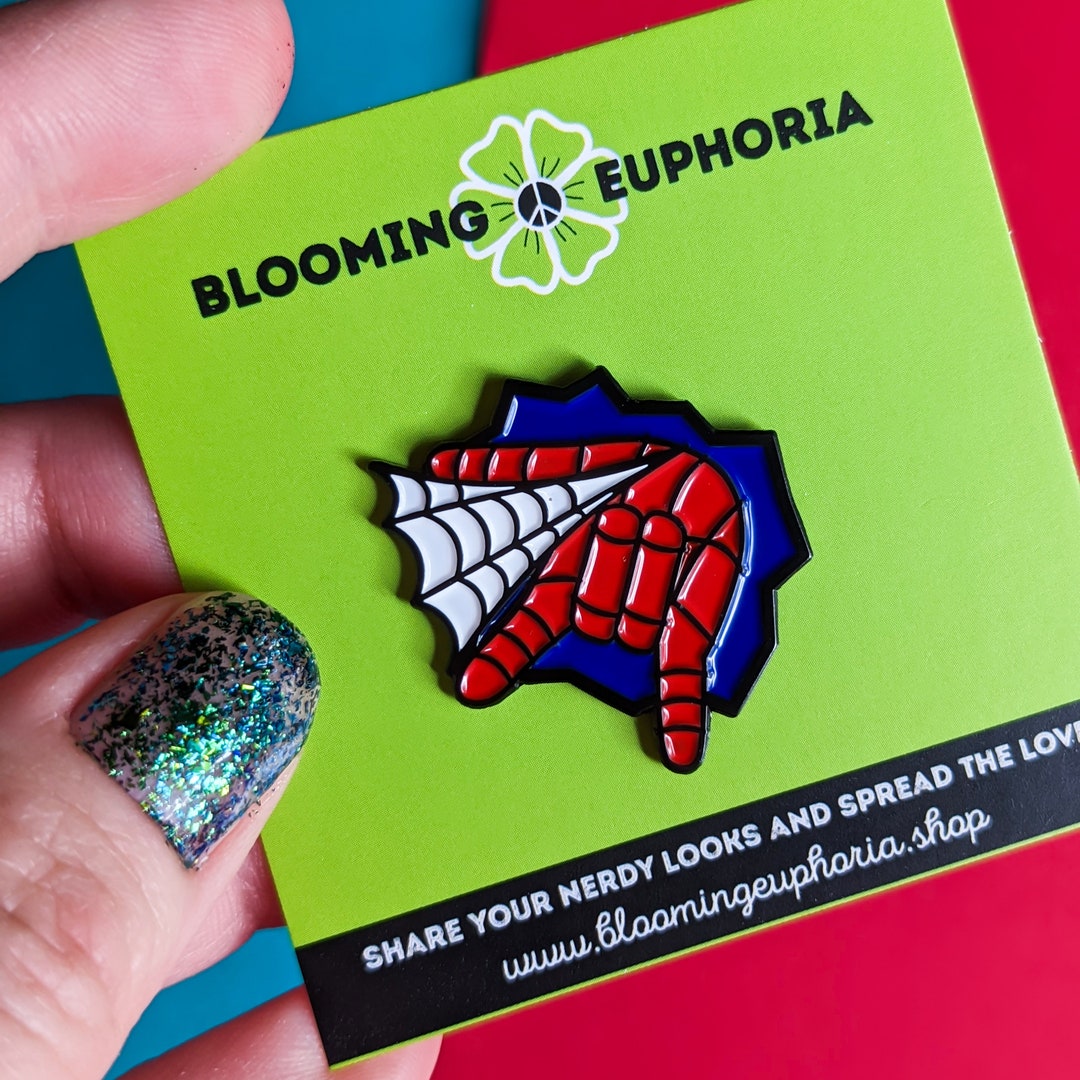 Spidey Web Shoot Soft Enamel Pin - Etsy