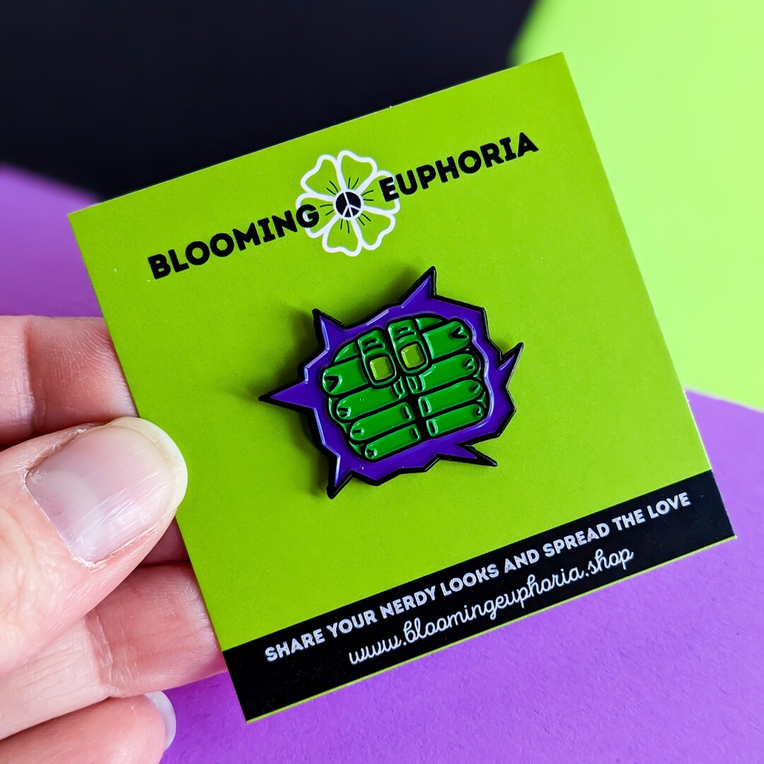 Hulk Smash Soft Enamel Pin - Etsy
