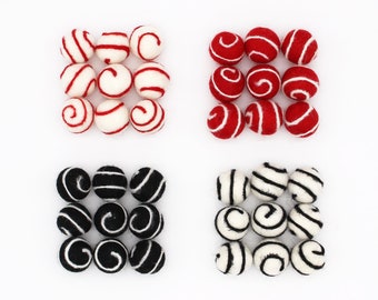 Chocolate Felt Donuts Felted Donuts Felt Doughnuts Felted Doughnuts ...