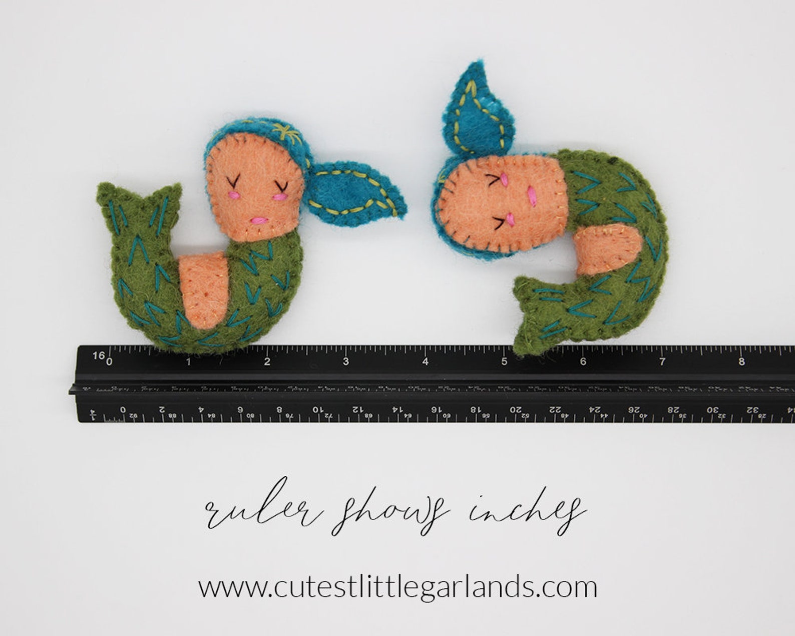 Felt Mermaids Felted Mermaids Mermaid Felt Balls Shapes | Etsy