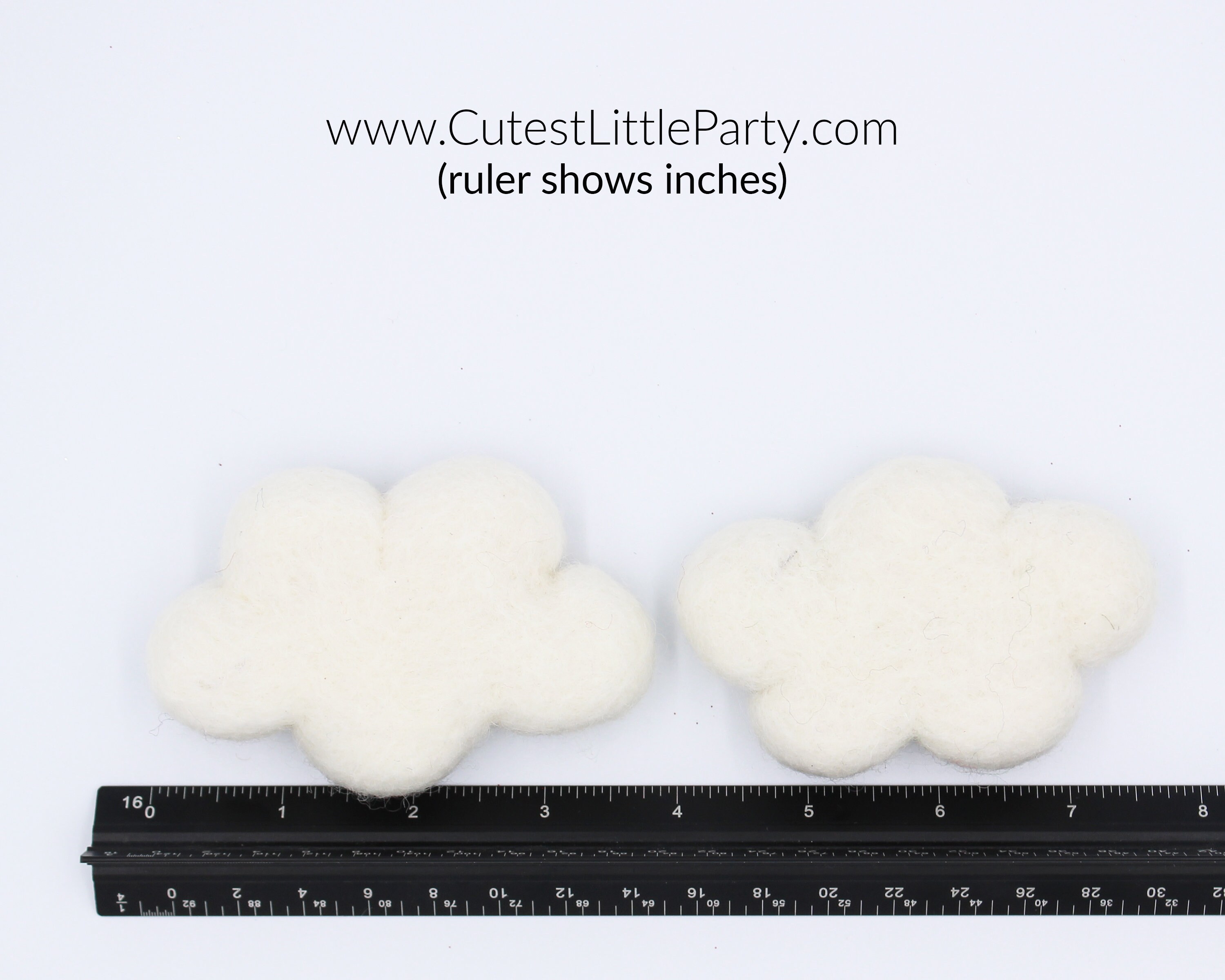 Felt Clouds Felted Clouds Baby Shower DIY Felt Garland | Etsy