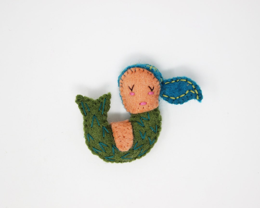 Felt Mermaids Felted Mermaids Mermaid Felt Balls Shapes for DIY Mermaid ...