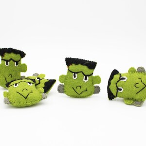 Felt Frankenstein | Felted Frankenstein Heads | DIY Halloween Garland ...