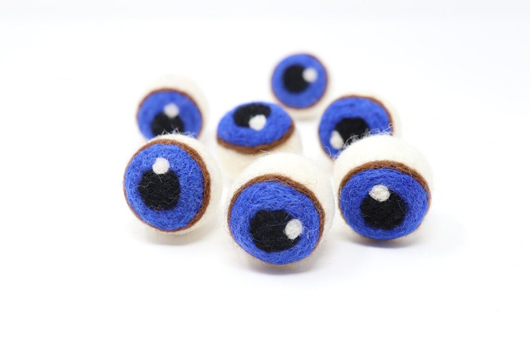 Felt Eyeballs | Felted Googly Eyes | DIY Halloween Garland | Halloween ...