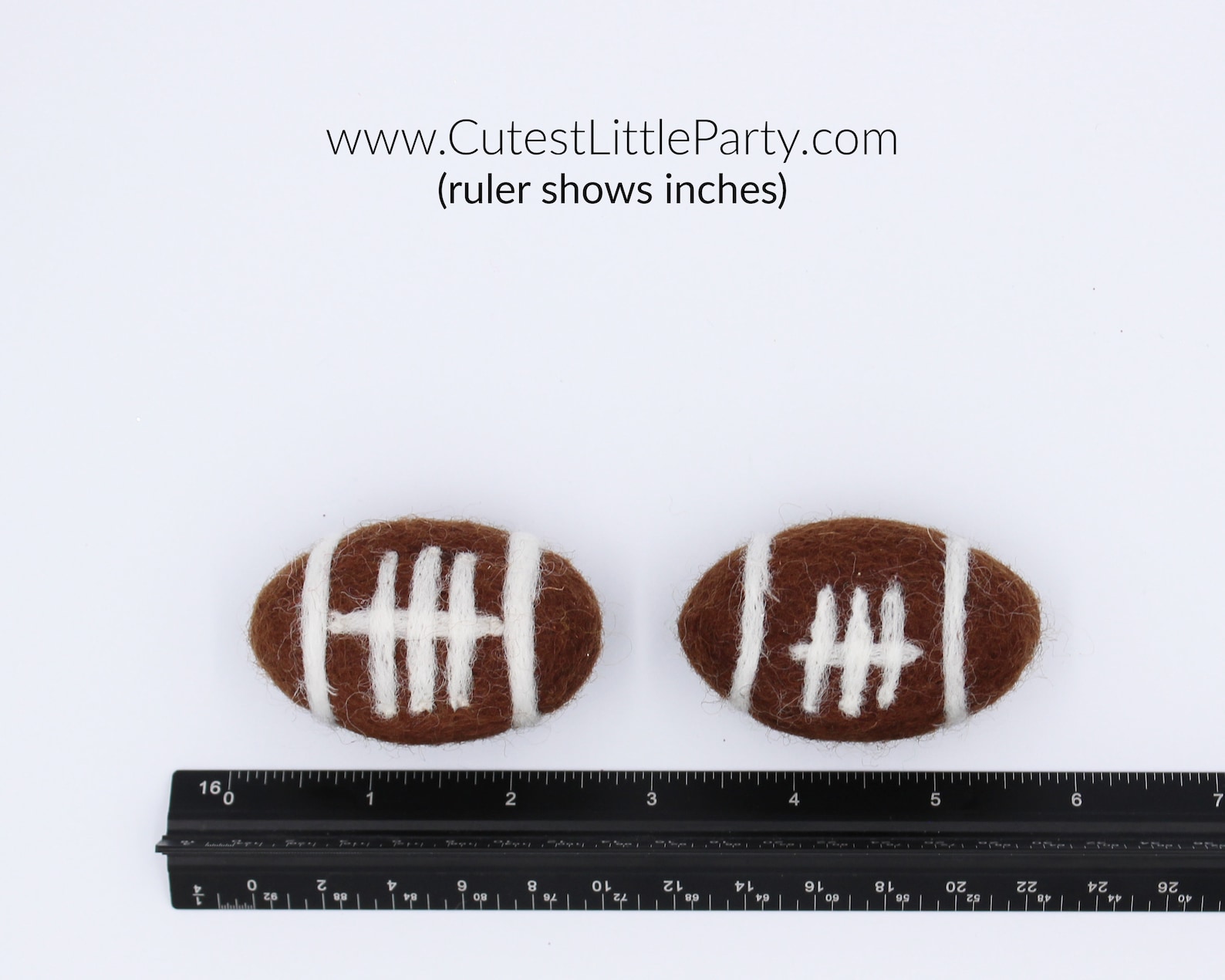 Felt Footballs Felt Footballs Felt Baseballs Felt Soccer - Etsy