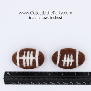 Felt Footballs | Felt Footballs Felt Baseballs Felt Soccer Balls Felt ...
