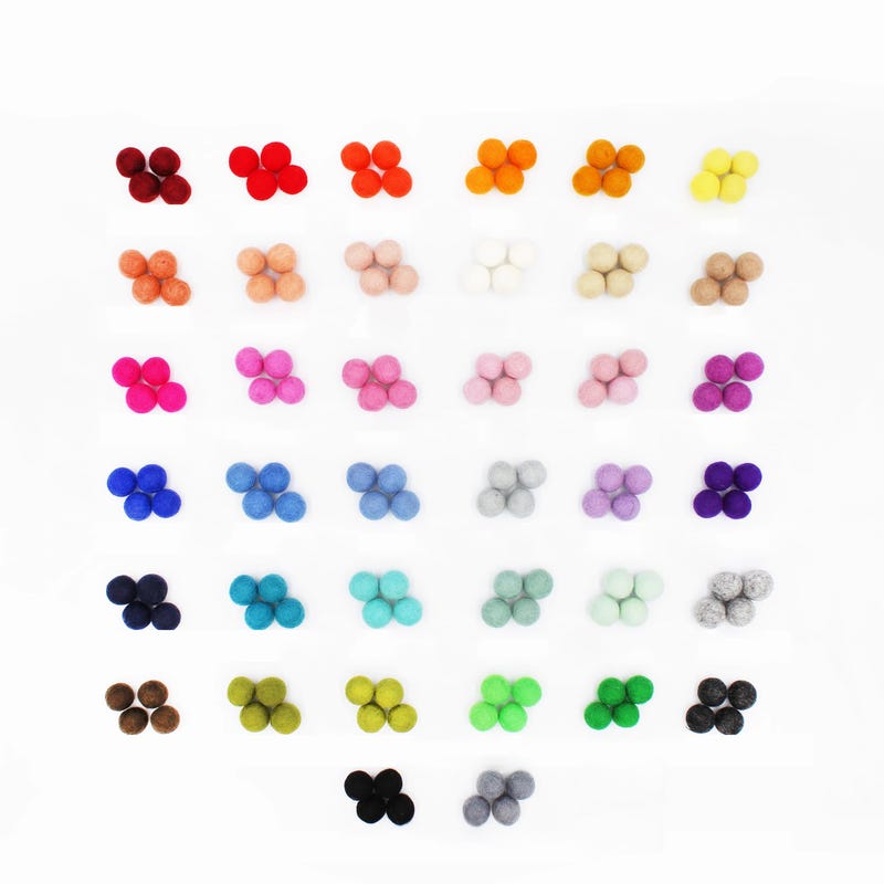 Felt Ball Pom Pom Garland - Etsy
