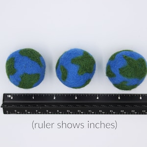 Felt Earth Globes | Felted Globe Balls | Felted Earth Balls| DIY Earth ...