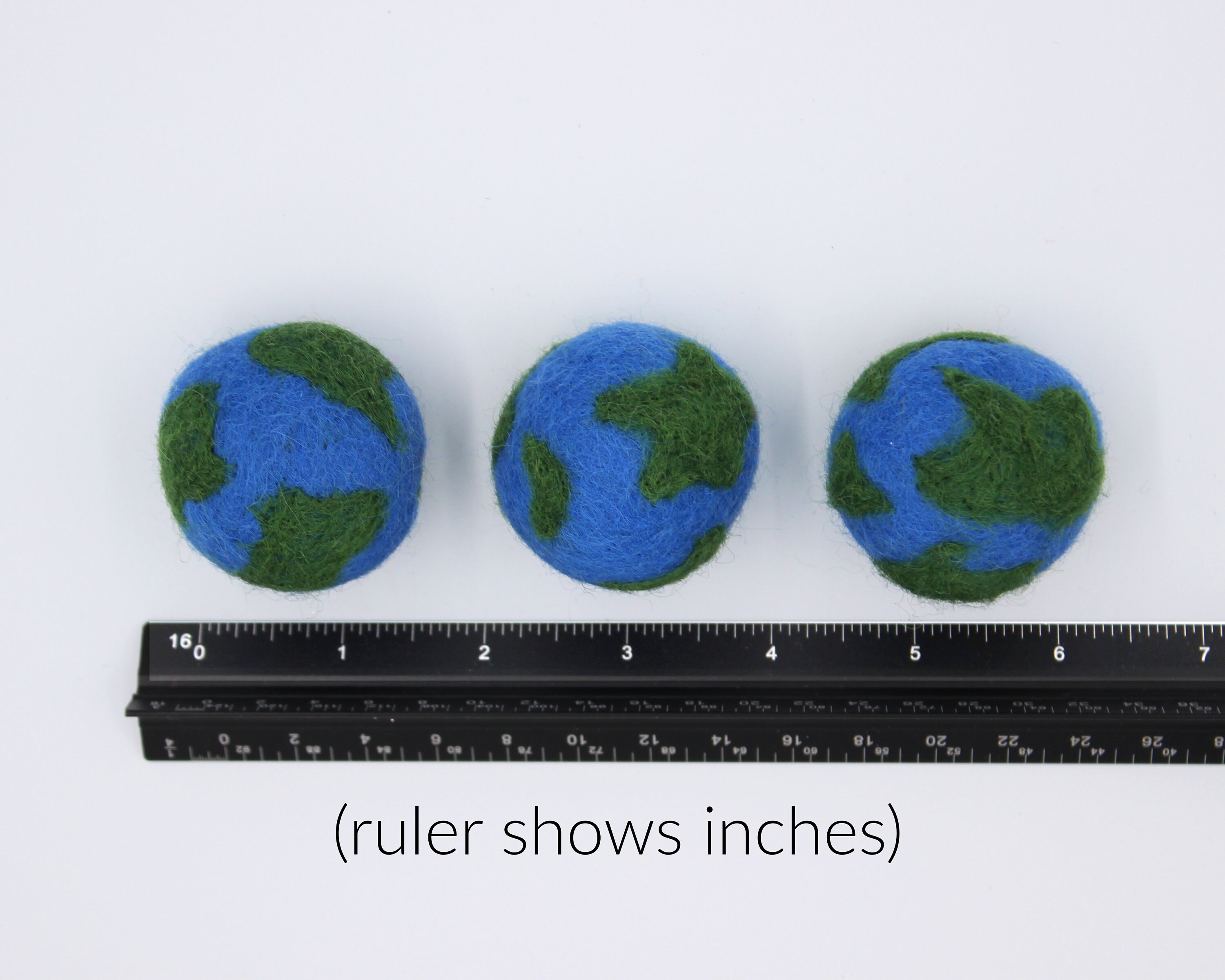 Felt Earth Globes Felted Globe Balls Felted Earth Balls - Etsy