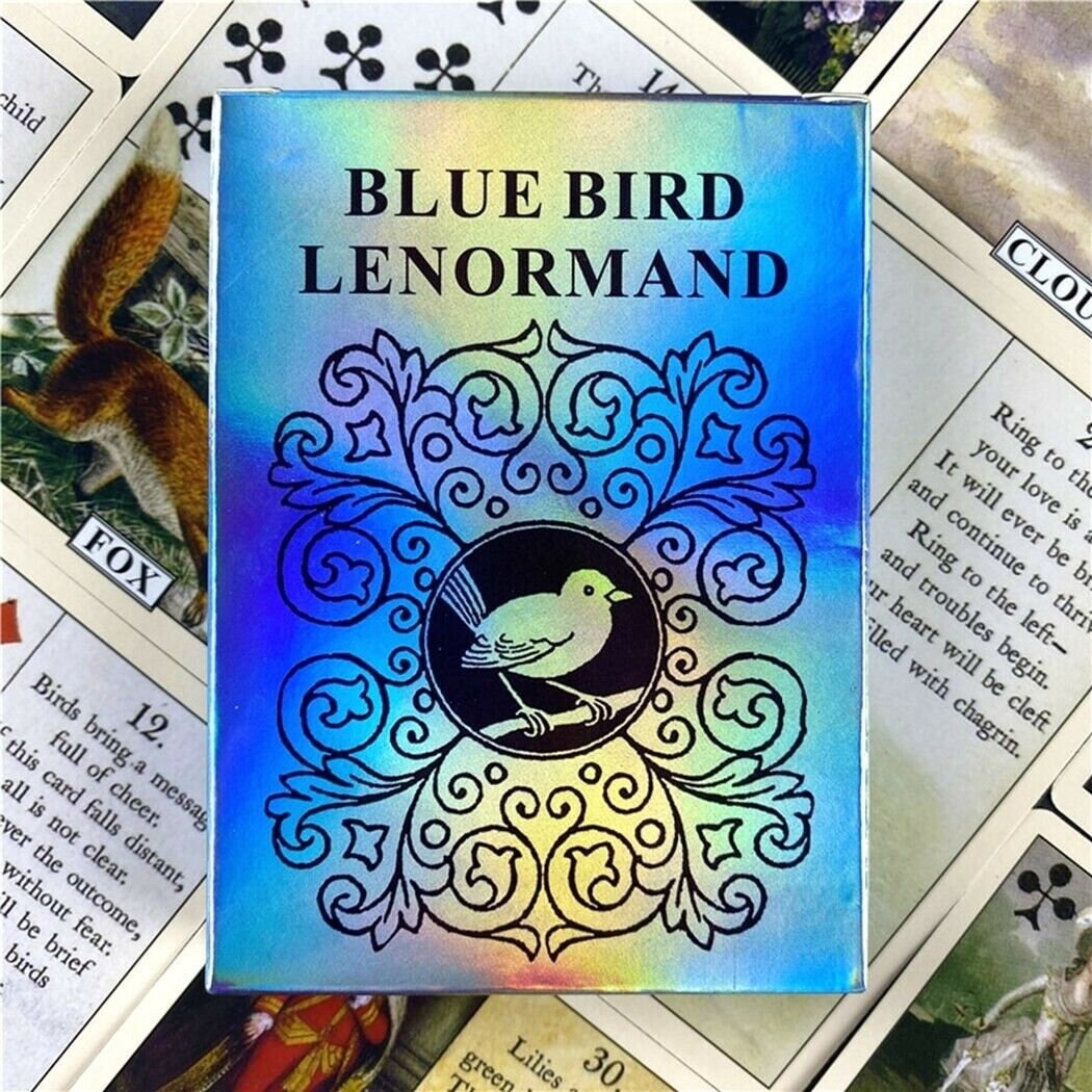 Blue Bird Lenormand Oracle Deck Cards Downloadable Digital - Etsy