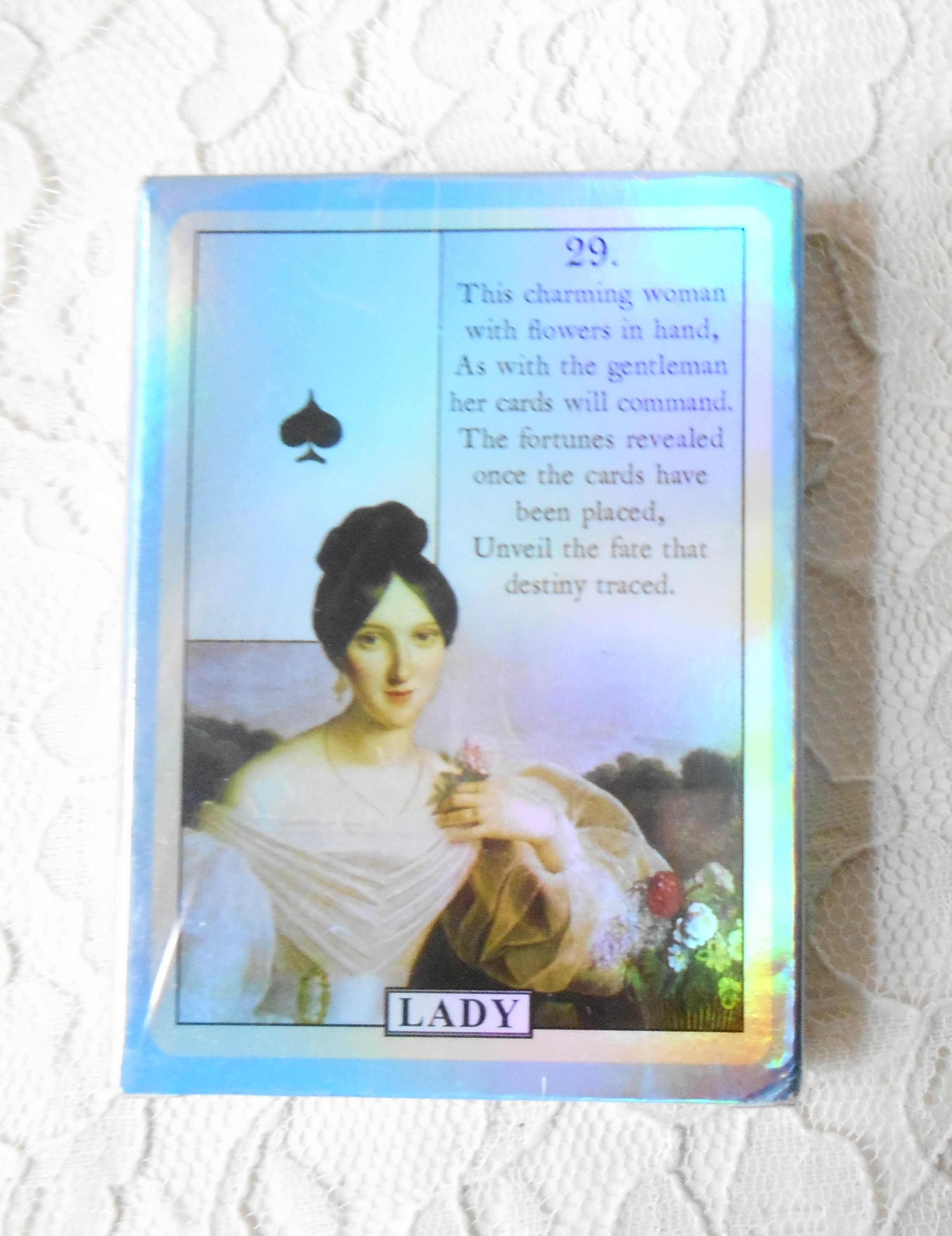 Blue Bird Lenormand Oracle Deck Cards Downloadable Digital - Etsy