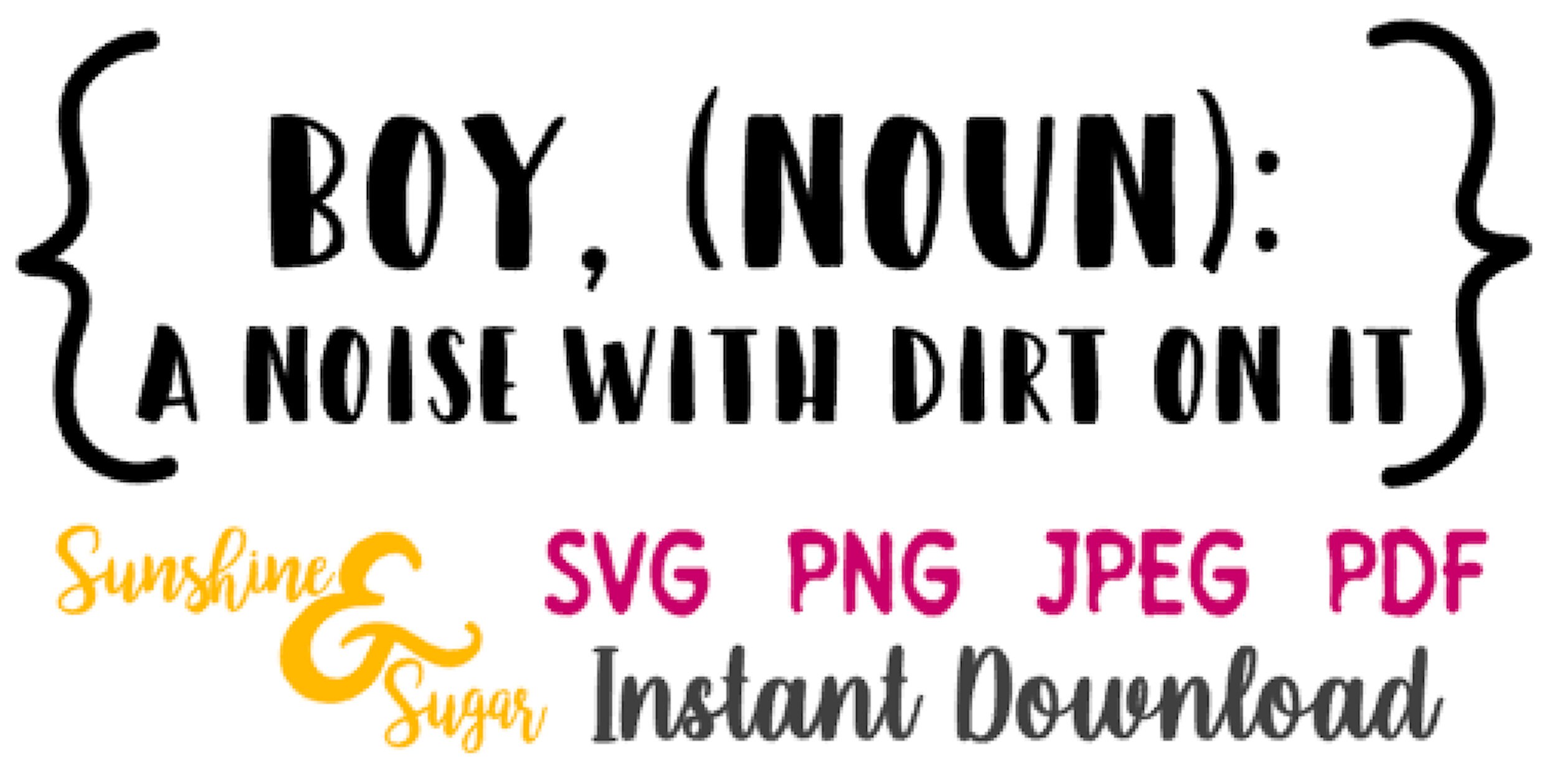 Boy Noun Digital Download - Etsy