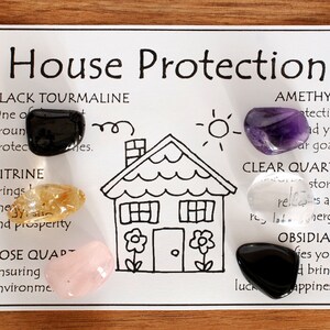 House Protection Crystals Set House Protection Protection - Etsy