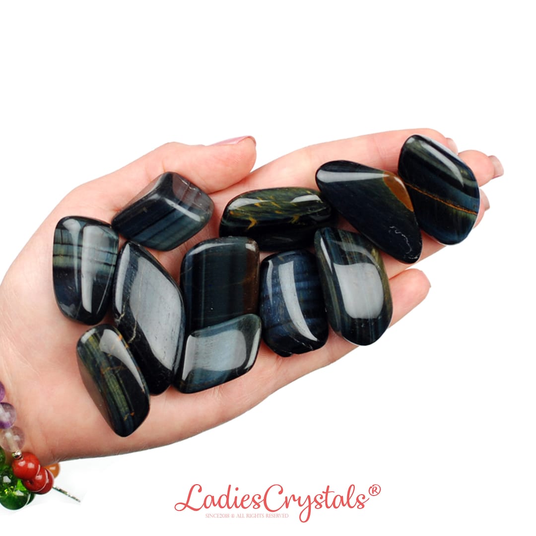 Blue Tiger Eye Tumbled Stones, Blue Tiger Eye, Tumbled Stones, Tiger ...