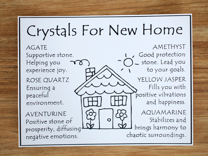 Crystals for New Home New Home Crystal Set New Home | Etsy