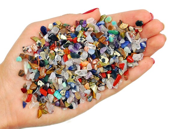 Mini Mixed Chip Stones Mix Small Tumbled Stones Craft | Etsy