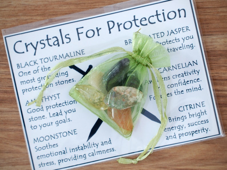 Protection Crystal Set Protection Crystals Set Crystals for | Etsy
