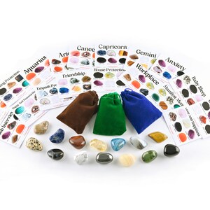 Starter Crystals Set, Beginners Crystals Set, Healing Crystals ...