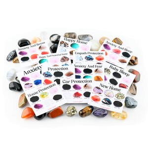 Black Magic Protection Crystals Set, Spell Protection, Protection Set ...