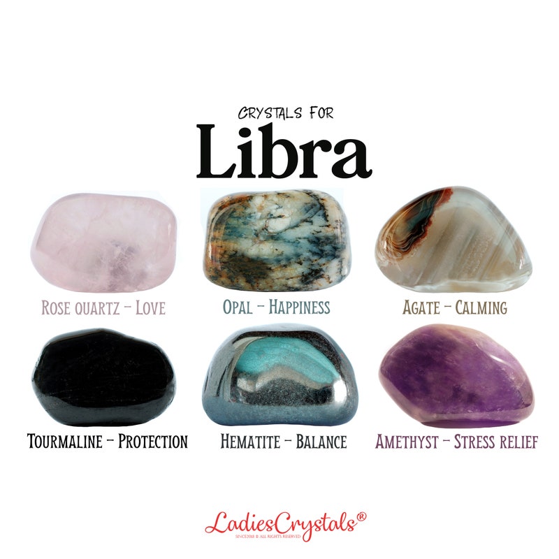 Libra Stones - Etsy