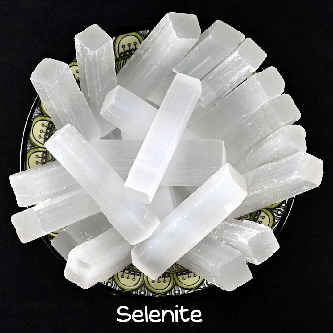 Selenite Stick, Raw Selenite, Selenite Crystals, Zodiac Signs Taurus ...