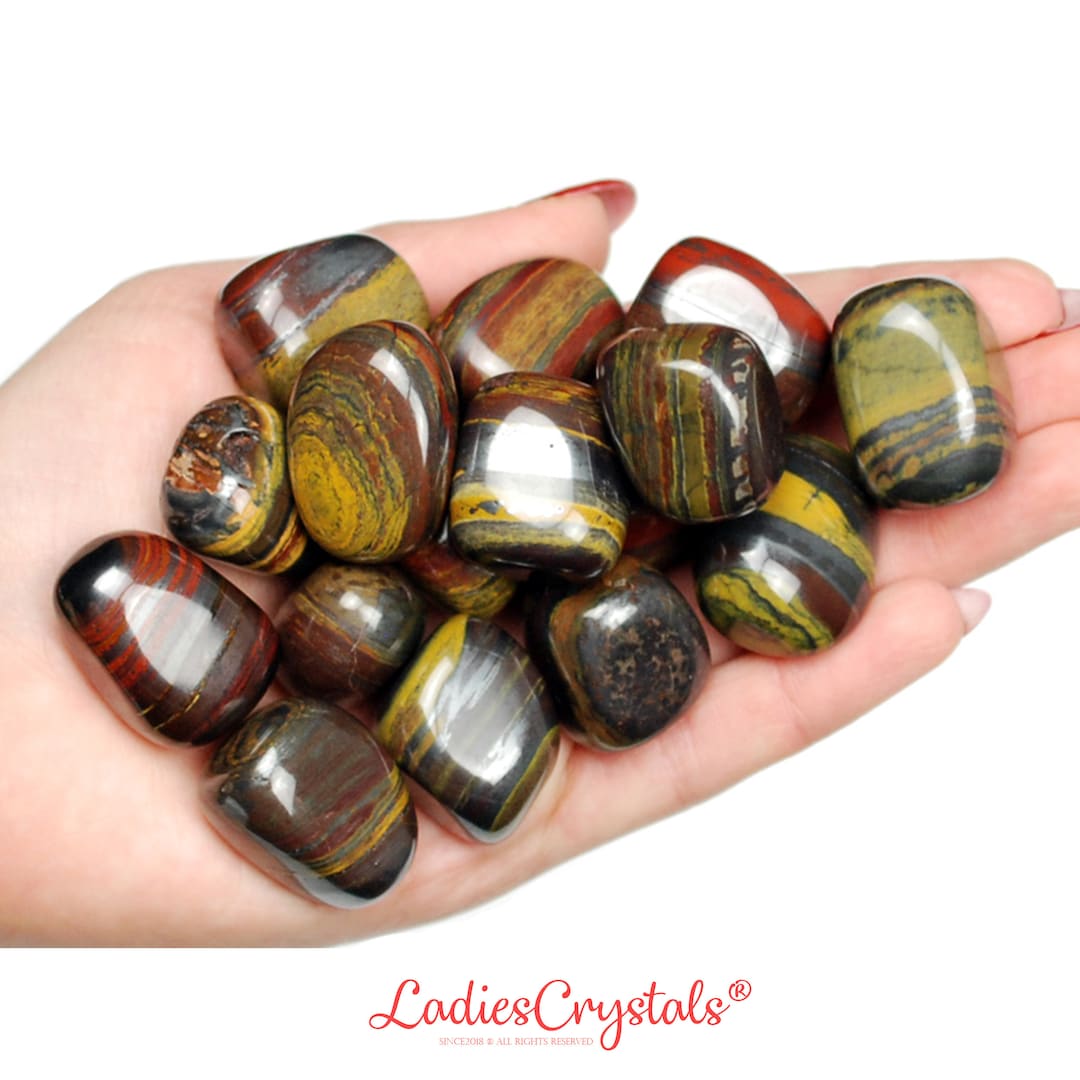Iron Tiger Eye Tumbled Stone, Tiger Eye, Tumbled Stones, Mugglestone ...