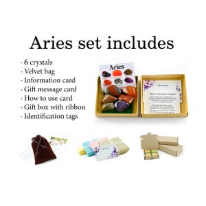 Aries Crystals Set, Aries Stones, Zodiac Stones, Bloodstone, Carnelian ...