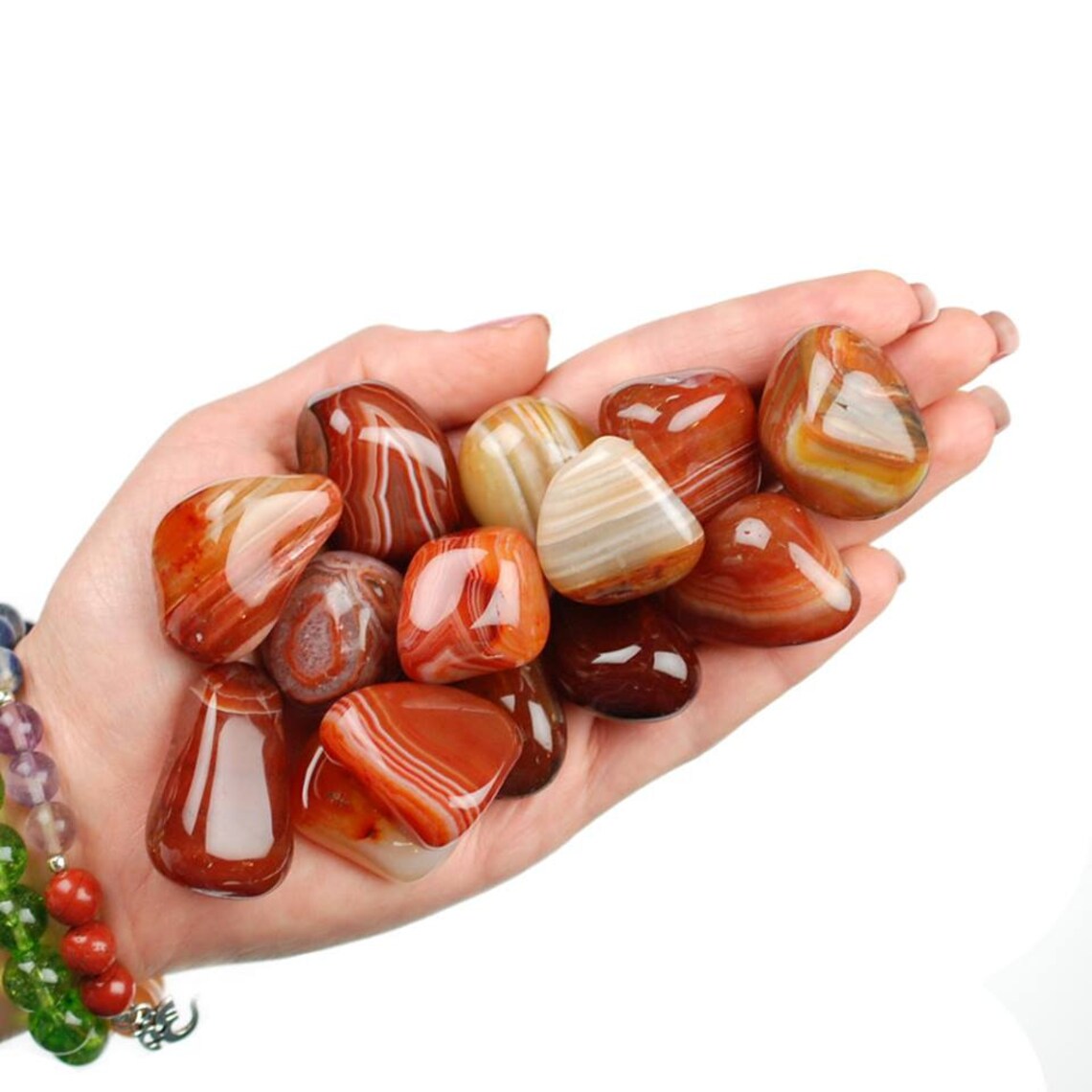 Sardonyx Tumbled Stone Sardonyx Tumbled Stones Stones - Etsy